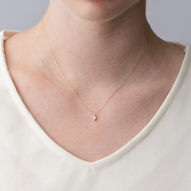DIAMOND SKINNY NECKLACE(2JN1105)K10 ネックレス｜スタージュエリー公式オンラインストア