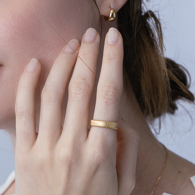 FLAT COIL RING(1GR0121)K18 リング｜スタージュエリー公式オンラインストア