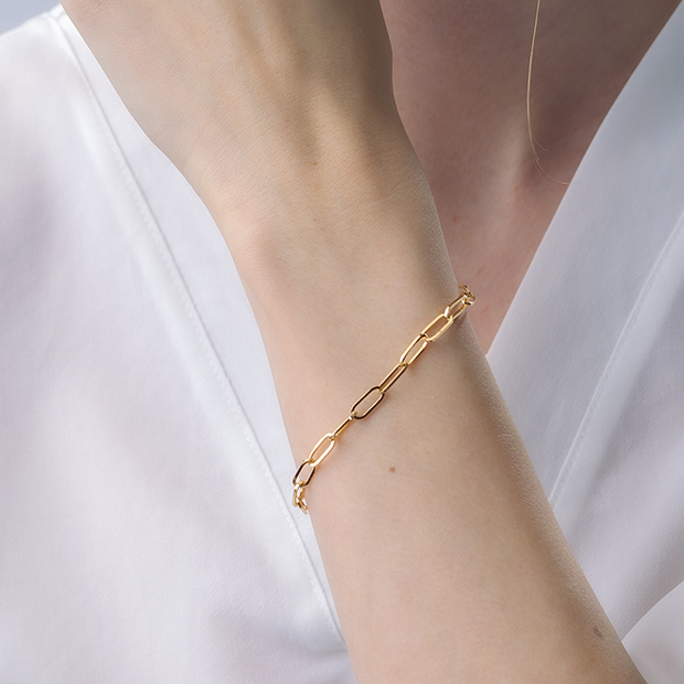 LINK CHAIN BRACELET(1GU0667)K18 ブレスレット｜スタージュエリー公式オンラインストア