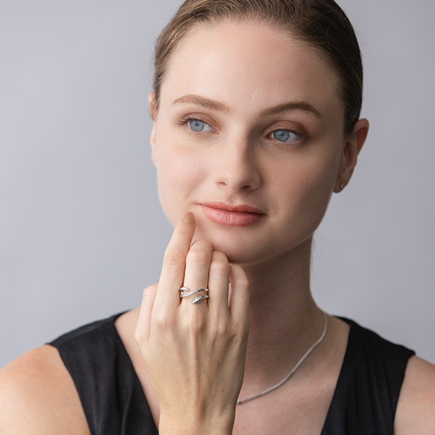 DIAMOND PYTHON RING(1XR0601)Pt950 リング｜スタージュエリー公式オンラインストア