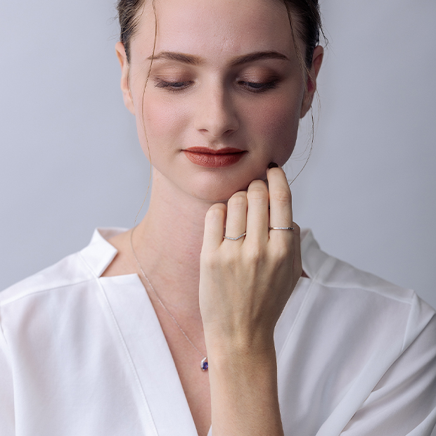 WISHBONE V RING(2XR0247)Pt950 リング｜スタージュエリー公式オンラインストア