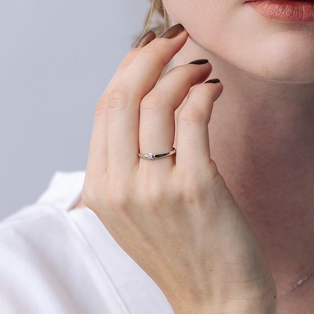 DIAMOND FALL RING(2XR0244)Pt950 リング｜スタージュエリー公式オンラインストア