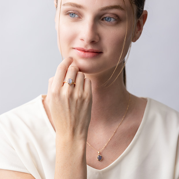 COLOR CALYX RING(ラブラドライト)(2JR0611)K10YG リング｜スタージュエリー公式オンラインストア