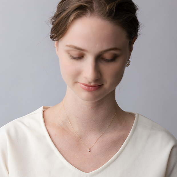 DIAMOND SKINNY NECKLACE(2JN1105)K10 ネックレス｜スタージュエリー公式オンラインストア